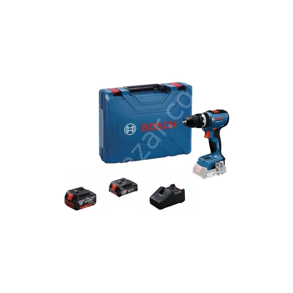 Bosch Profesyonel GSB 18V-65 1X5 Ah +1X2 Ah Çift Akülü Darbeli Matkap ...